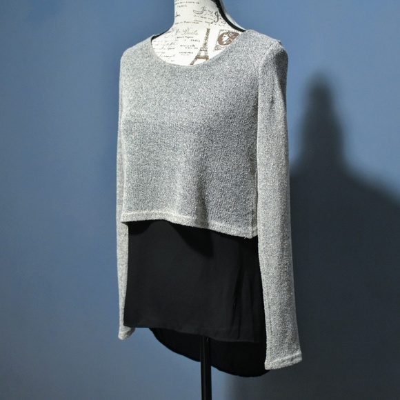 Nordstrom | Tops | Iner Knit Overlay Layered Top | Poshmark